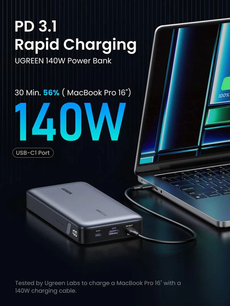 UGREEN 145W 25000mAh Power Bank