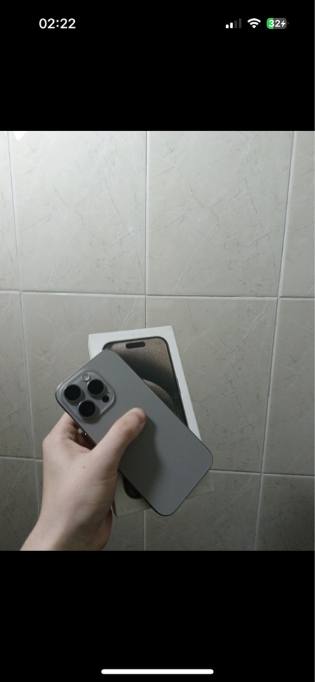 iPhone 15 pro 128 gb yengi sastayaniya dual sim