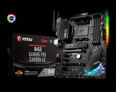 Ryzen 5 3600 MSI B450 Carbon Pro AC WI FI
