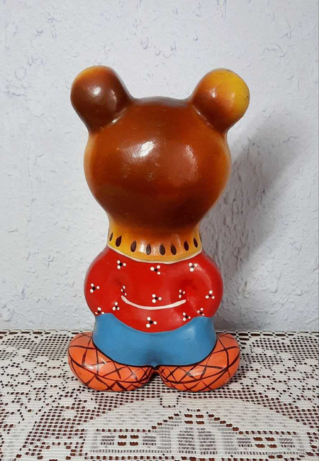 Игрушка мишка СССР прессопилки