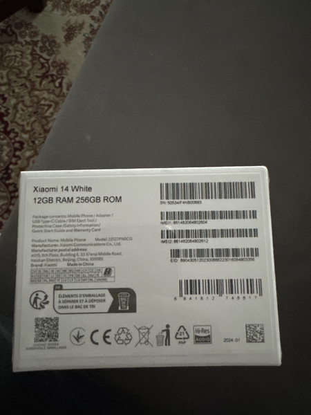 Xiaomi 14 12/256gb новый не распакованный