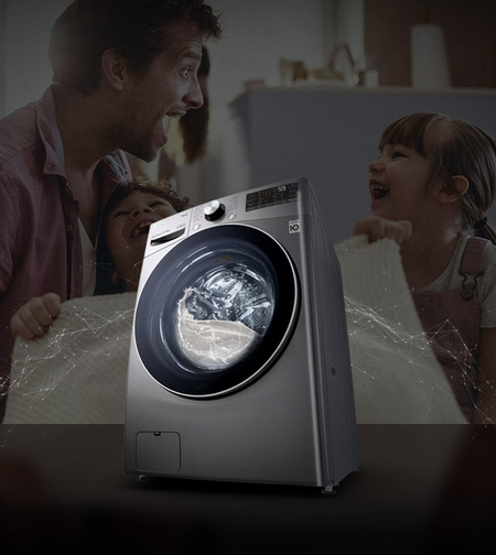 LG (7кг) стиральная машина Inverter Direct Drive+функция пара Доставка