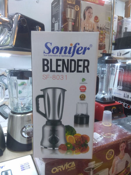 Полностью металлический блендер Sonifer 2в1 кофемолка гарантия есть