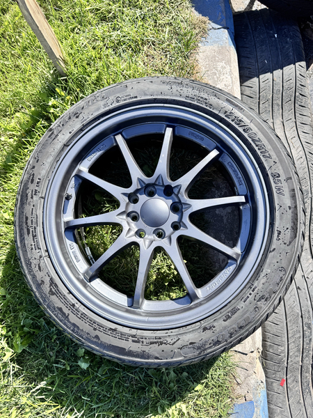 Продам диски Rays 17 с резиной Mazzini