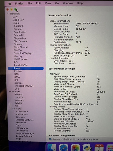 Macbook 13 256/8 2015