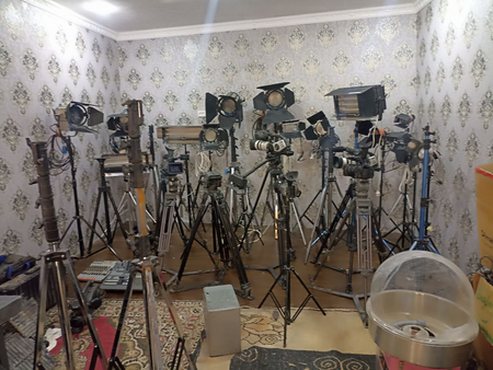 studiya kamera prajektor noshkasi