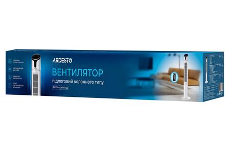 Вентилятор с пультом колонный новый тип