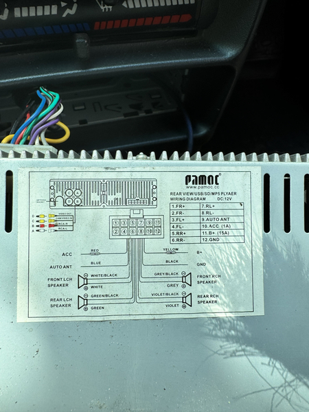 Продам Pamoc USB/SD/MP5 player магнитолу
