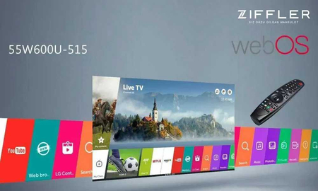 Телевизоры ZIFFLER 43/55/55/65 Smart 4K Webos Низким Ценам Доставка