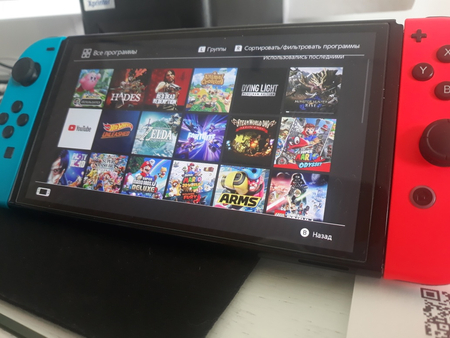 Nintendo OLED switch  играми