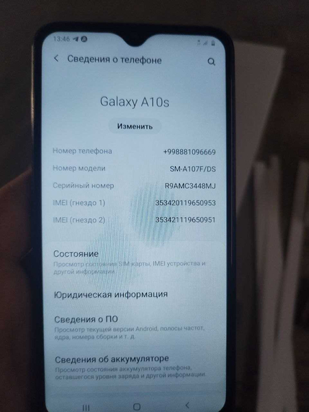 Samsung A 10s яхши холатда