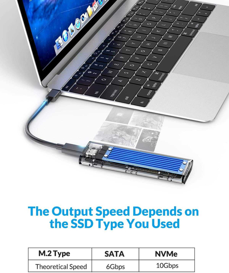 Новый кейс ORICO для ssd nvme - type-c