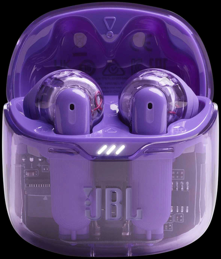 Гарнитура внутриканальные JBL Tune Flex Ghost пурпурный беспроводные