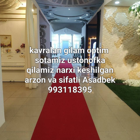 Kavralan gilam optim sotamiz ustonofka qilamiz