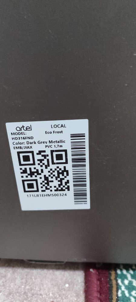 Как Новый! Холодильник Artel HD316FND ECO Стальной