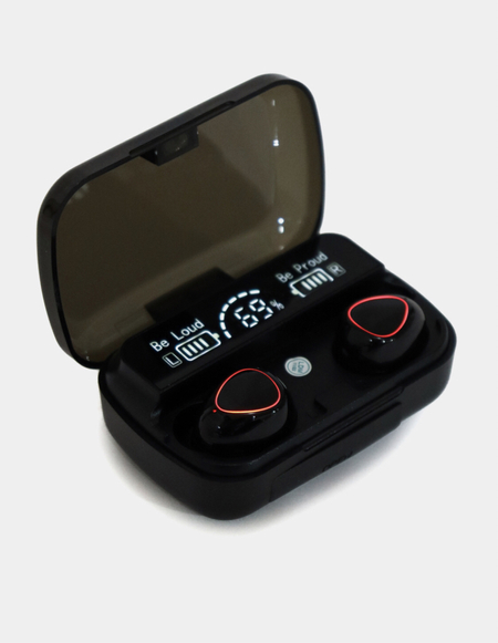 Беспроводные наушнки TWS M10 с Power Bank кейсом, с микрофоном.