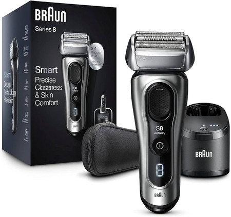 Электробритва Braun Series 8 8467cc со станцией SmartCare. Германия
