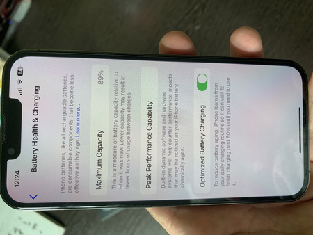 iPhone 13 pro 128Gb 89% цвет графитовый