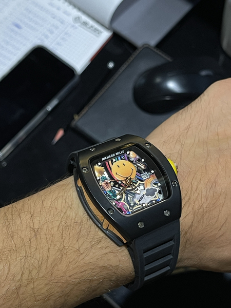 Часы Richard Mille черный матовый цвет
