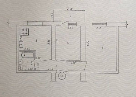 Продаётся 2/2/4 на м-в ТТЗ 1