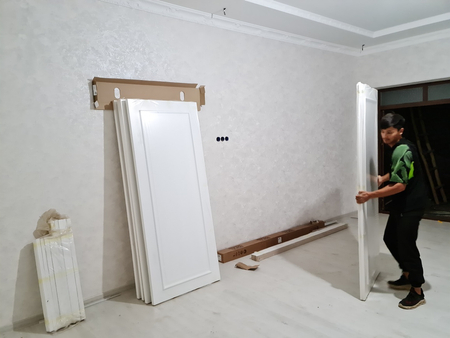 Двери эшиклар мдф шпон ламинат крашиний