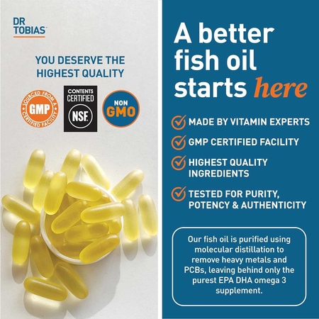 Dr. Tobias Omega 3 Fish Oil, 2000mg (180 Softgels) Рыбий жир/Омега-3!