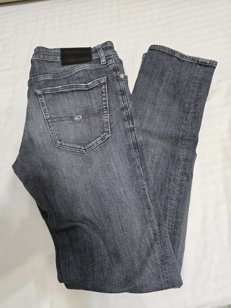 Tommy Hilfiger Scanton (USA) джинсы темно-серые, зауженные. Оригинал