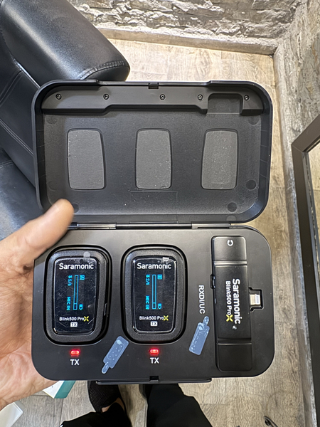 Saramonic pro 500 b4 3 martta zaryat qilingan yangi