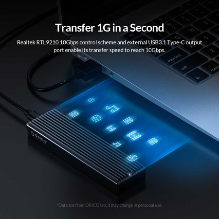 Orico SSD M.2 NVME case box 10Gbps (Внешнее Корпус)+доставка