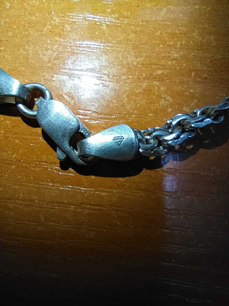 Мужская серебряная цепочка из 925 серебра.