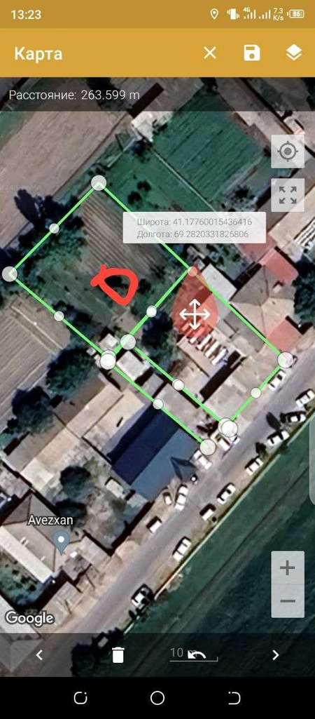 продам земляной участок 7 соток район Янги хаят