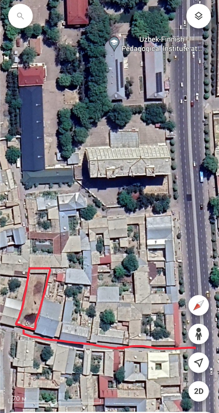 Uchastok 6,5 sutok kadastorli Sam sh. ped institut(povorot)