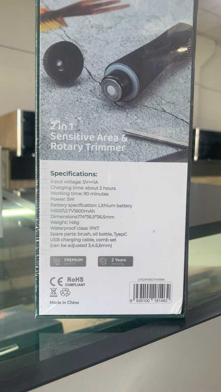Green 2 in 1 Sensitive area &
Rotary Trimmer