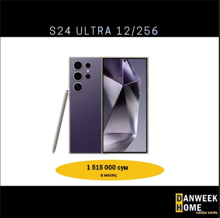 Nasiya savdo / SAMSUNG Galaxy S24 Ultra 12/1256 gb