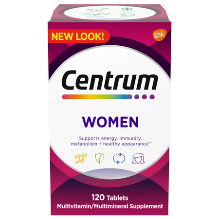 Мультивитамины женские Центрум 120шт Centrum Women из Америки