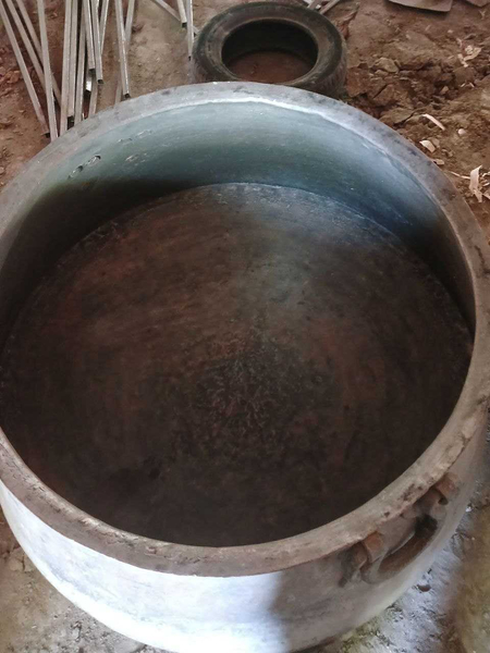 Mis qozon 70 kg guruchga mo'ljallangan, (медная казан)