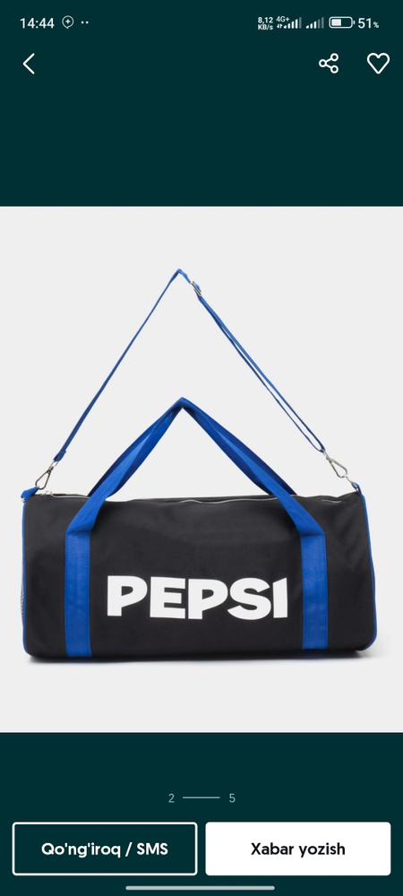 Pepsi sumka yangi