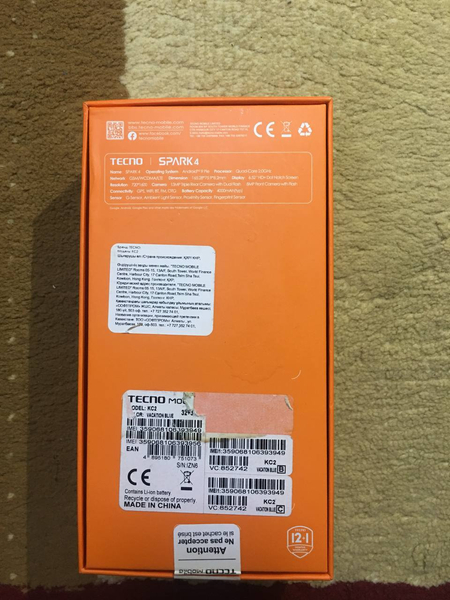 Tecno SPARK 4 Android