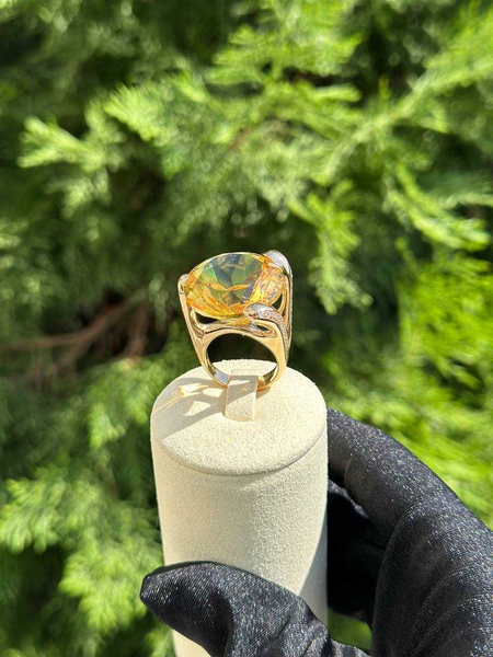 GAVELLO citrine ring