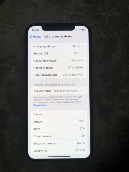 iPhone xs 64 gb gold ideal