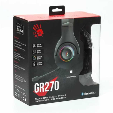 продам новый наушник Bloody GR-270/Bluetooth V5.3/ 7.1. Вирт./ 2.4 ГГц