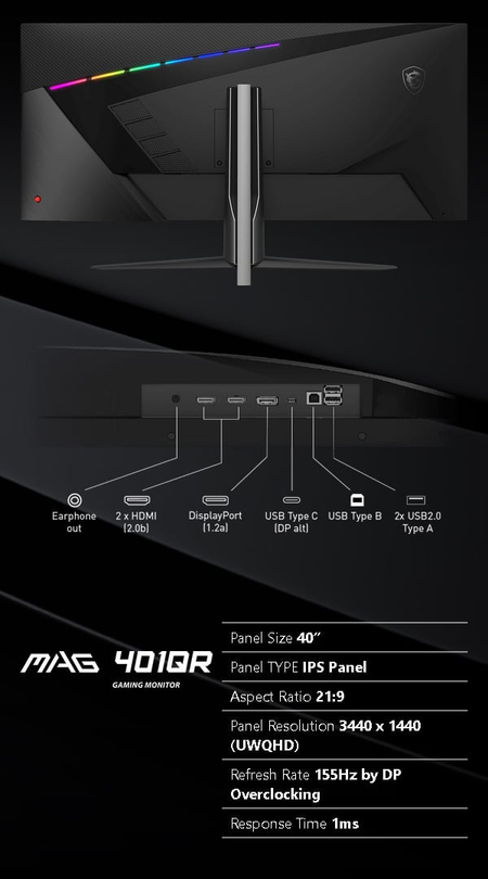 Monitor 40 MSI ( IPS )