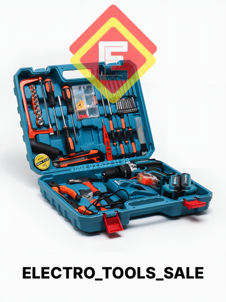 Ударный аккумуляторная дрель шуруповерт MAKITA 36 v  с набором