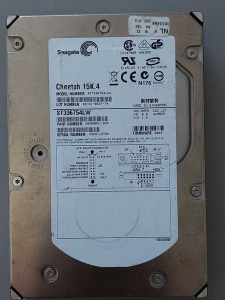 Жесткий диск для компьютера Seagate Cheetah 15K.4 - 2 штуки