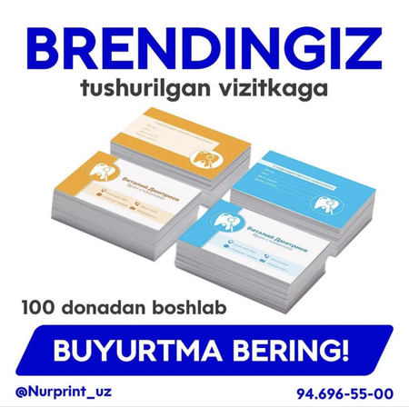 NUR PRINT | Barcha turdagi poligrafiya hizmatlari