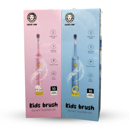 #Toothbrush Green Lion Kisd Brush
