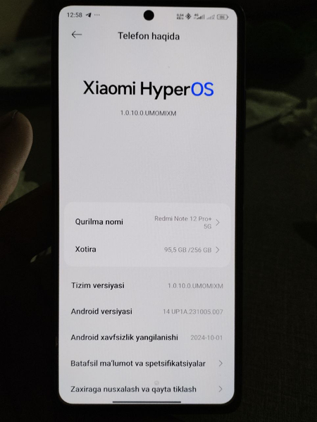 Redmi 12 pro puls 5 g