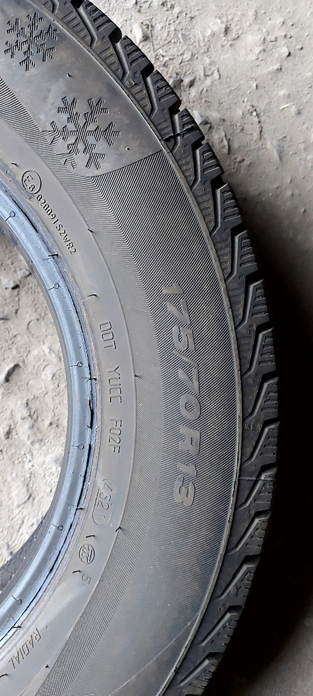 DAMAS uchun b/u qishgi shinalar! AVIATTI 175/70/R13
