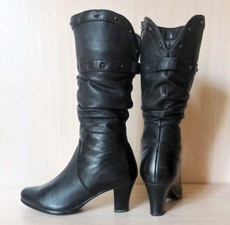 Сапоги женские,кожа, 37размер