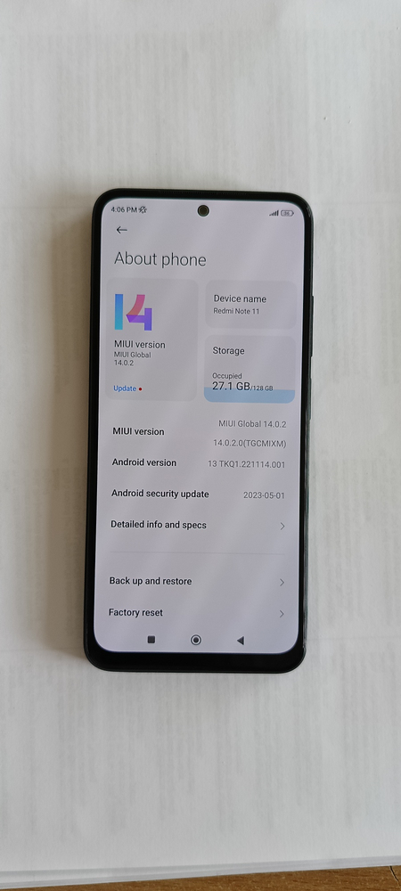 Redmi note 11 6/128 yangi